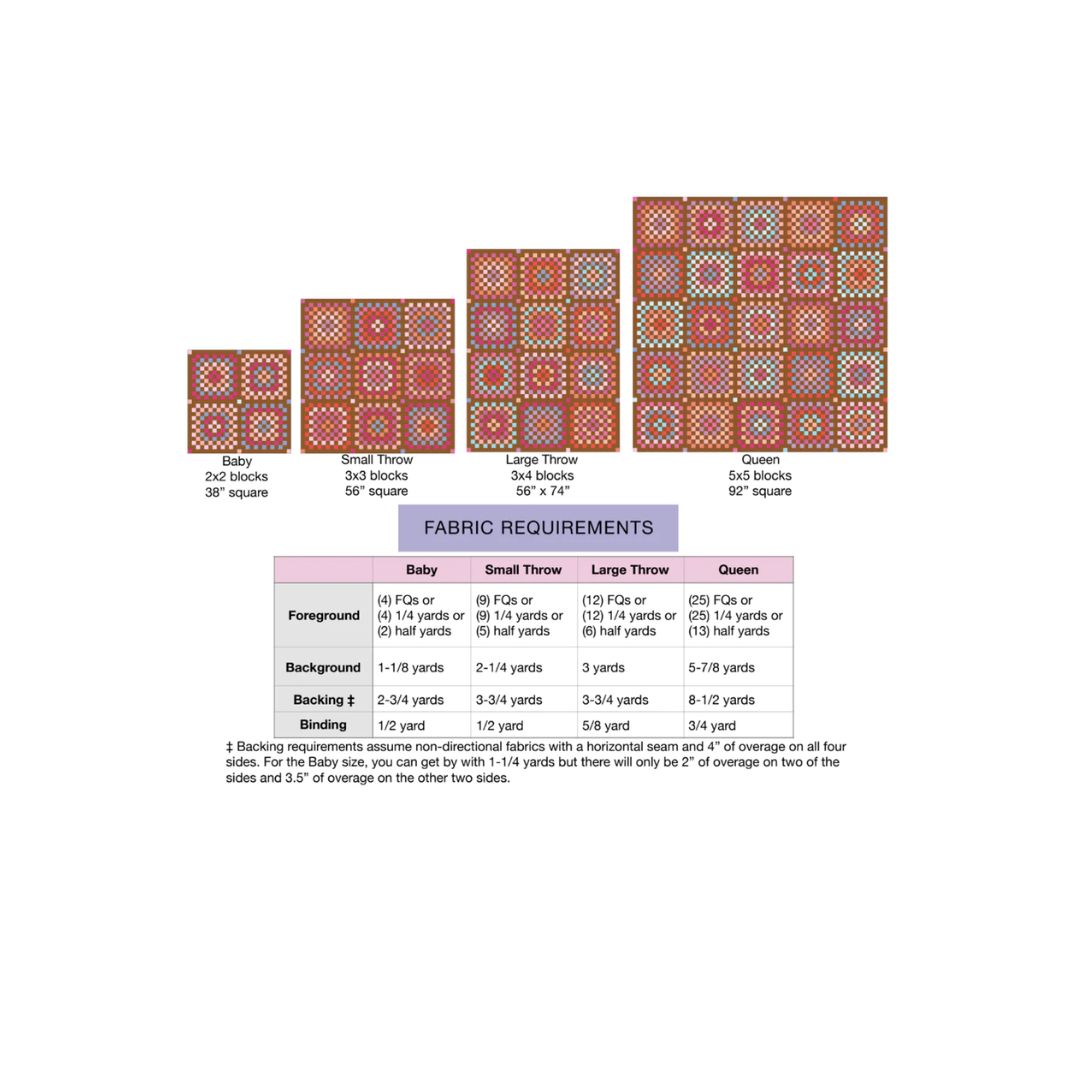 Lo & Behold Stitchery: Granny Patch – Blossom Quilt