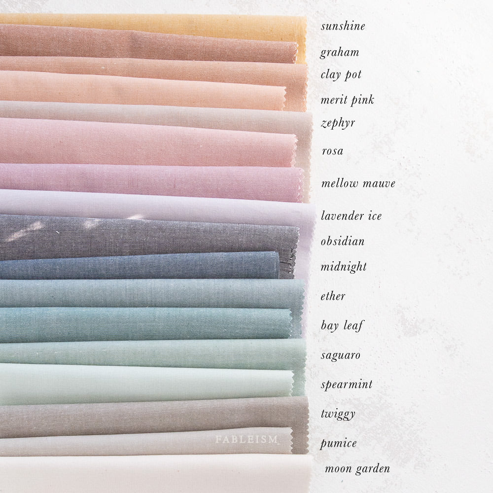Everyday Chambray - 09 Obsidian – Blossom Quilt
